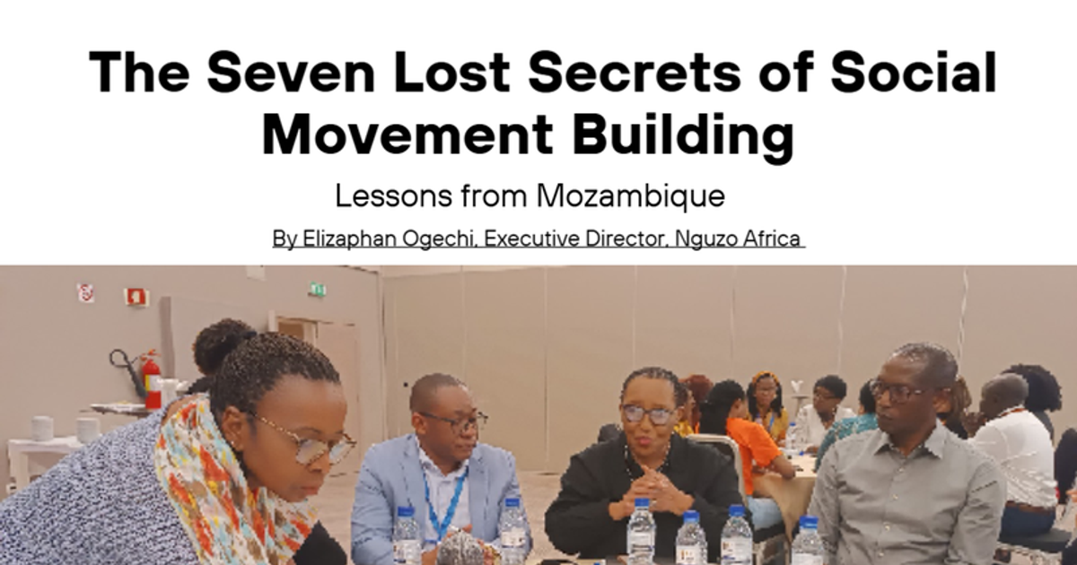 Seven Lost Secrets of Movement Building Seven Lost Secrets of Movement Building